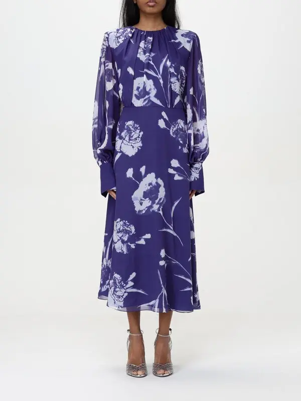 Erdem Floral Print Midi Dress