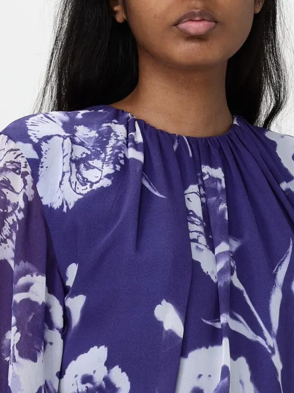 Erdem Floral Print Midi Dress