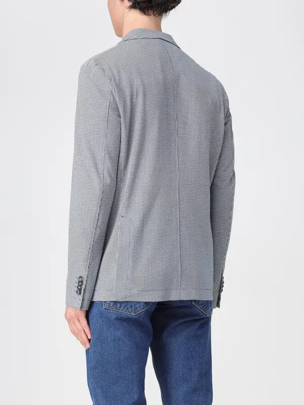 MANUEL RITZ Houndstooth Blazer - Blue