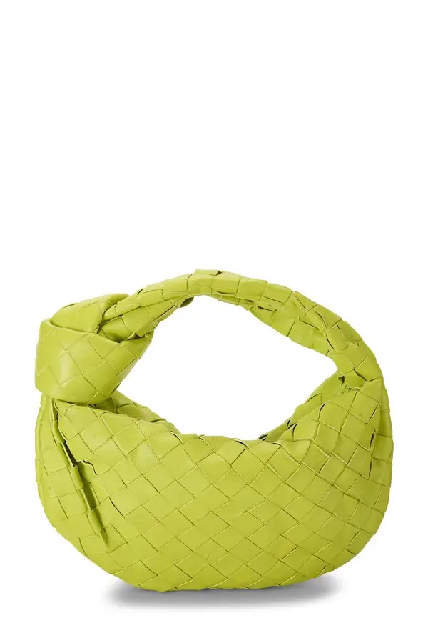 Bottega Veneta Jodie Intrecciato Leather Bag - Green