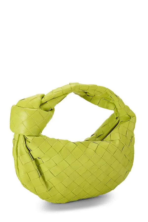 Bottega Veneta Jodie Intrecciato Leather Bag - Green
