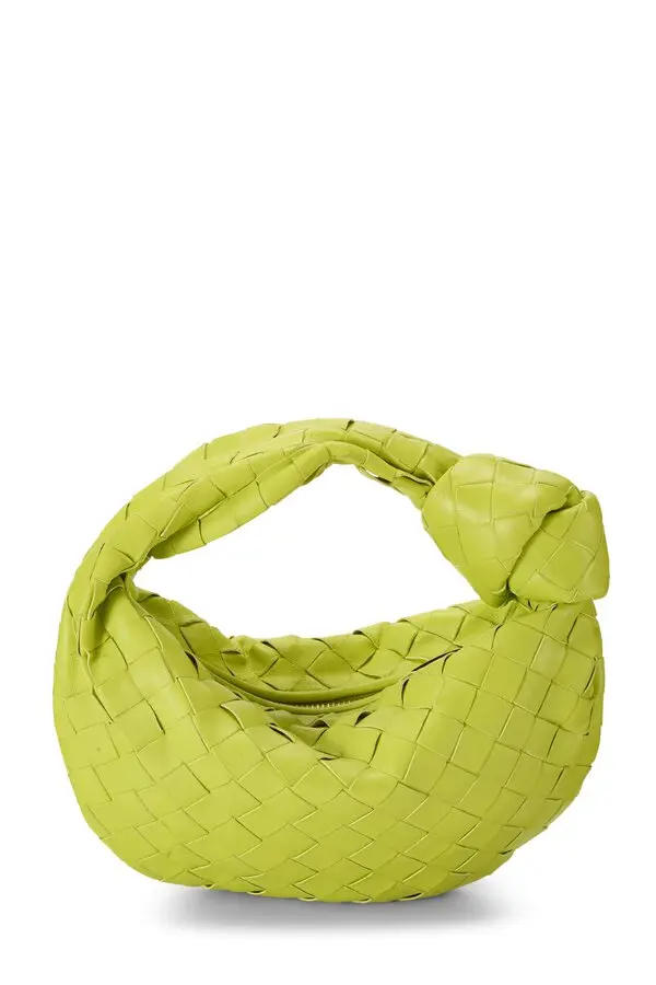 Bottega Veneta Jodie Intrecciato Leather Bag - Green