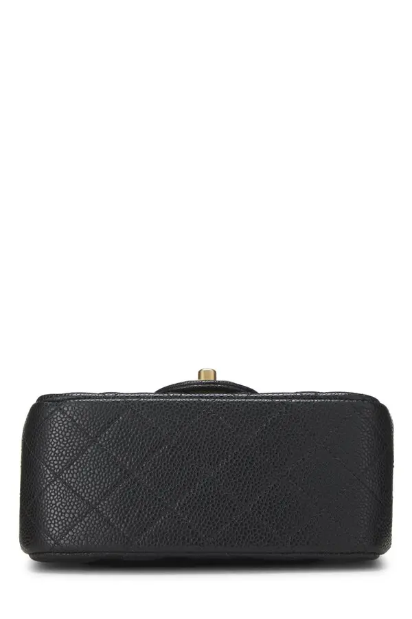 Chanel Quilted Caviar Square Flap - Black