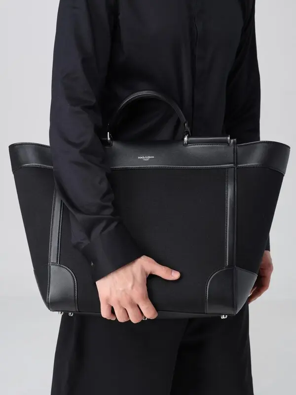 Dolce & Gabbana Top Handle Bag With Detachable Shoulder Strap - Black
