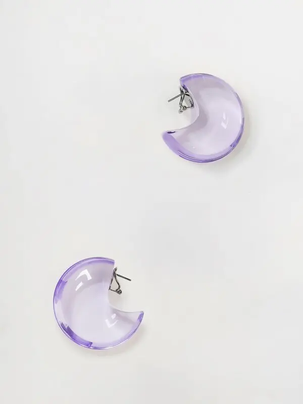Emporio Armani Hoop Earrings - Lilac
