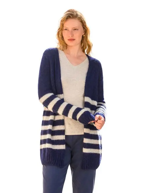 CELTIC & CO. Longline Edge To Edge Cardigan