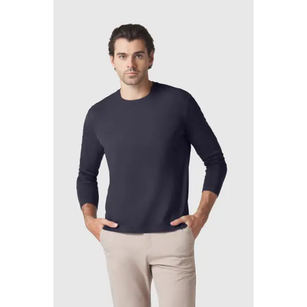 JACK ARCHER Precision Long Sleeve Shirt - Deep Blue