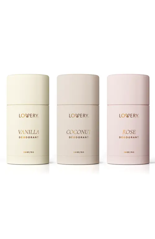 LOVERY 3-pack Deodorant Anti-perspirant Stick
