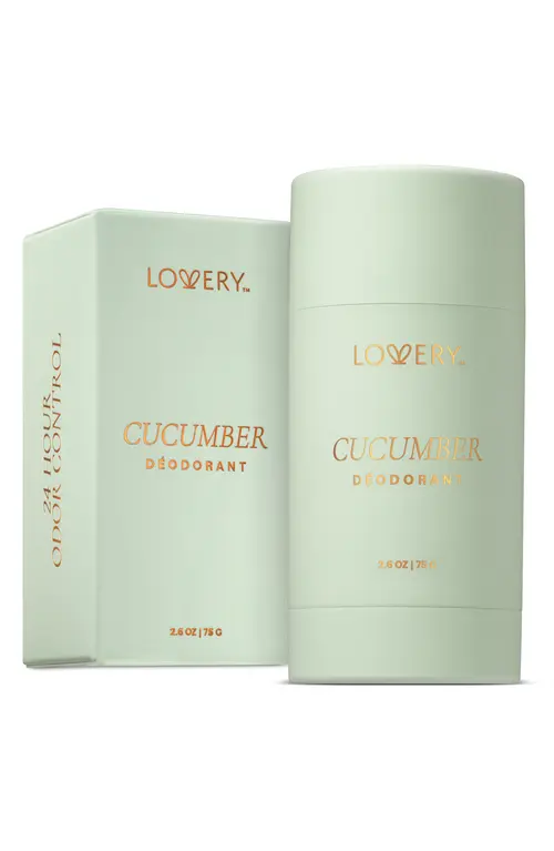 LOVERY Aluminum Free Deodorant Stick - Cucumber