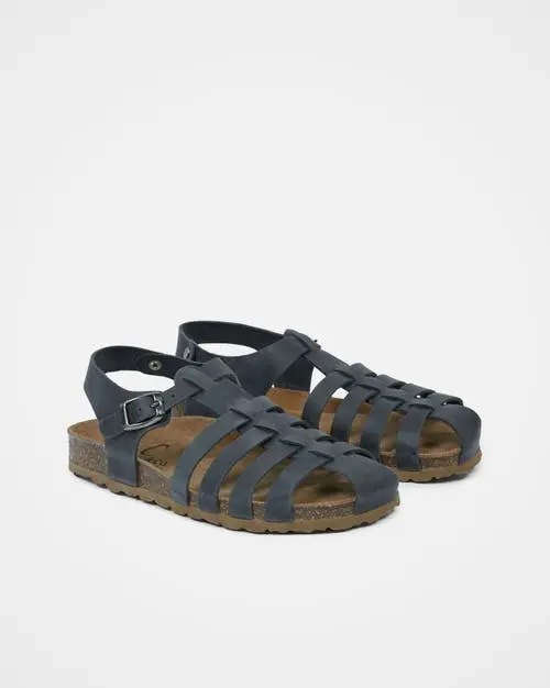 CELTIC & CO. Fisherman's Sandal - Navy