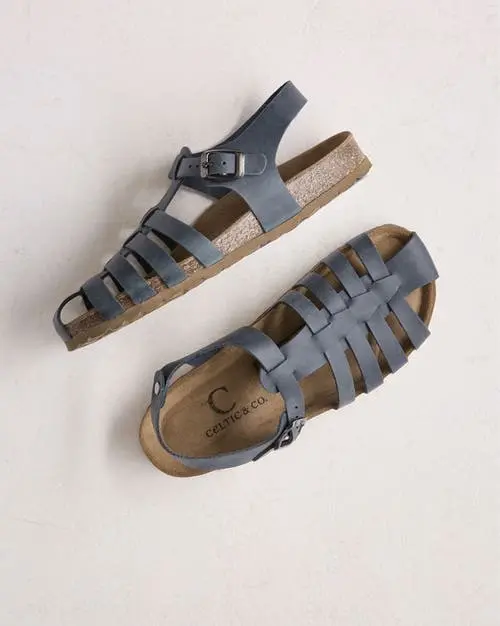 CELTIC & CO. Fisherman's Sandal - Navy