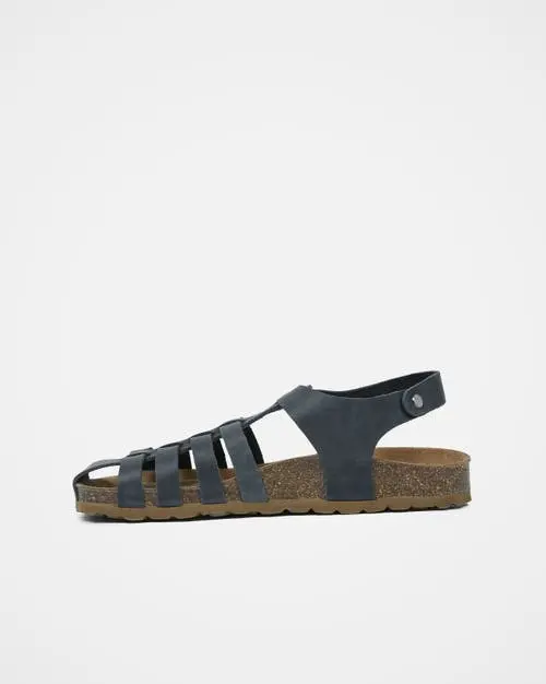 CELTIC & CO. Fisherman's Sandal - Navy