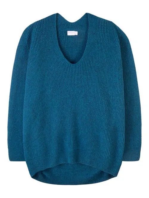 CELTIC & CO. Geelong Cocoon V-neck Sweater