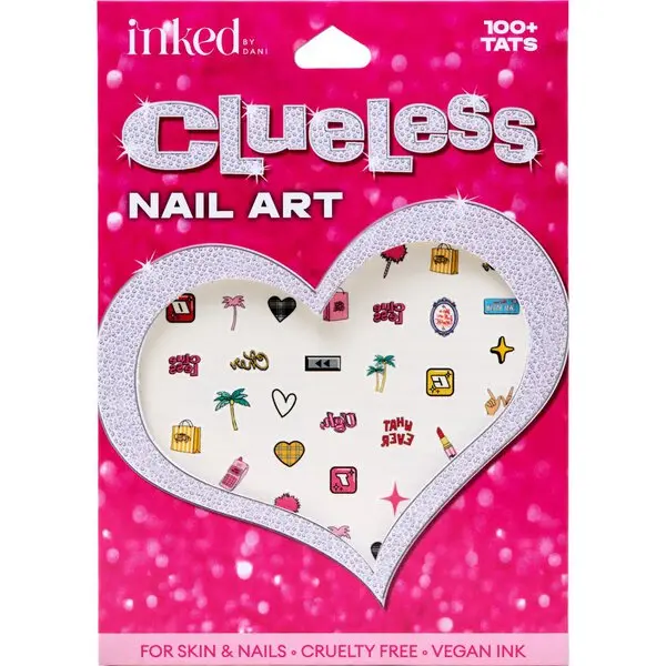INKED BY DANI Clueless Whatever Nail Art Tattoos - Multi