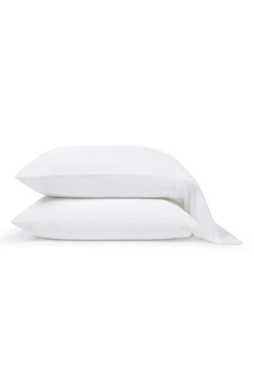 POM POM AT HOME Set Of 2 Cotton Sateen Pillowcases - White