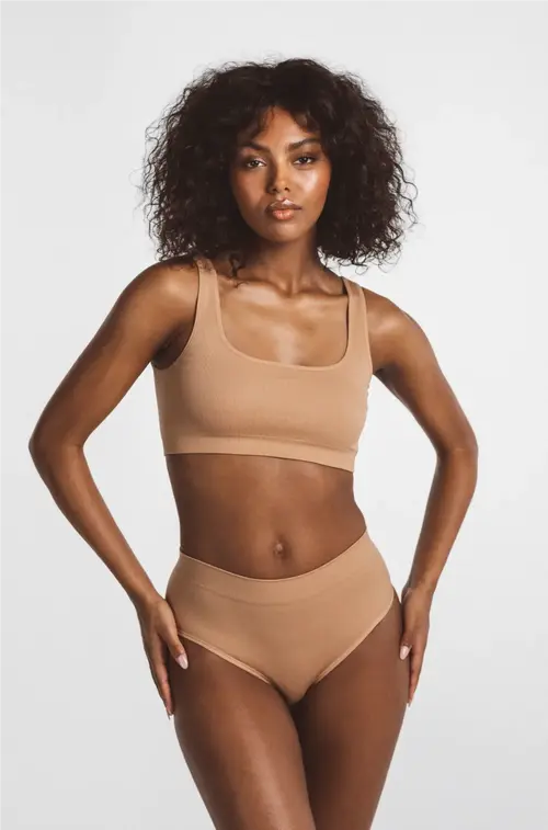 LDMA High Sculpt Brief - Dusty Nude