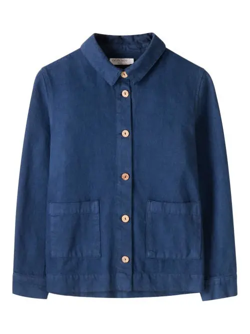 CELTIC & CO. Cotton Twill Pleat Back Jacket