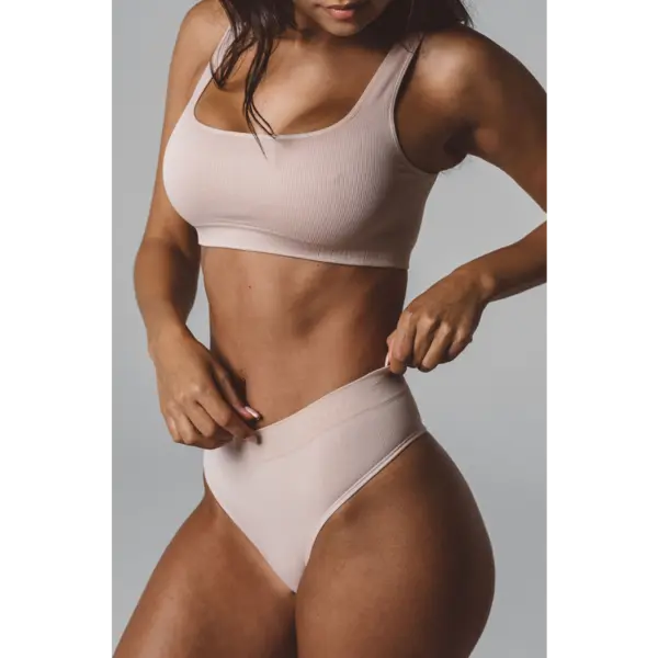 LDMA High Sculpt Bra Rib - Sand