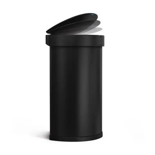 SIMPLEHUMAN 45l Semi-round Sensor Can - Matte Black