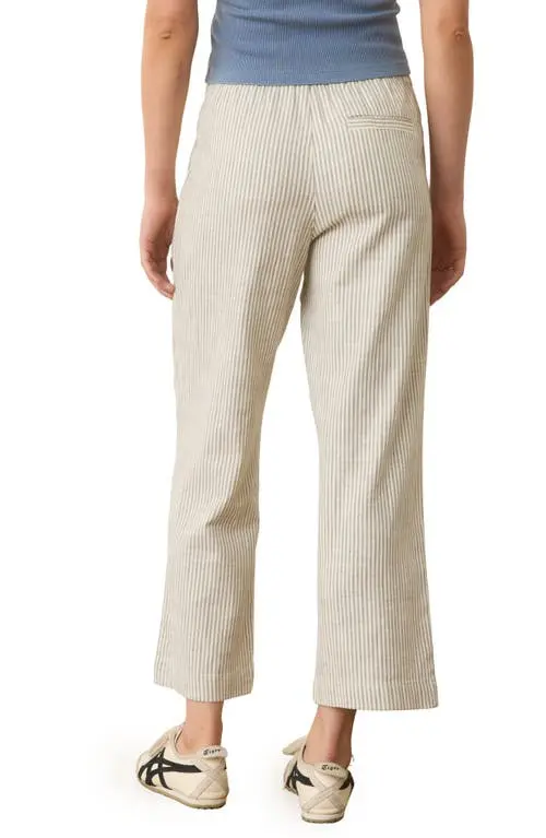 Marine Layer Elle Stripe Stretch Cotton Pants