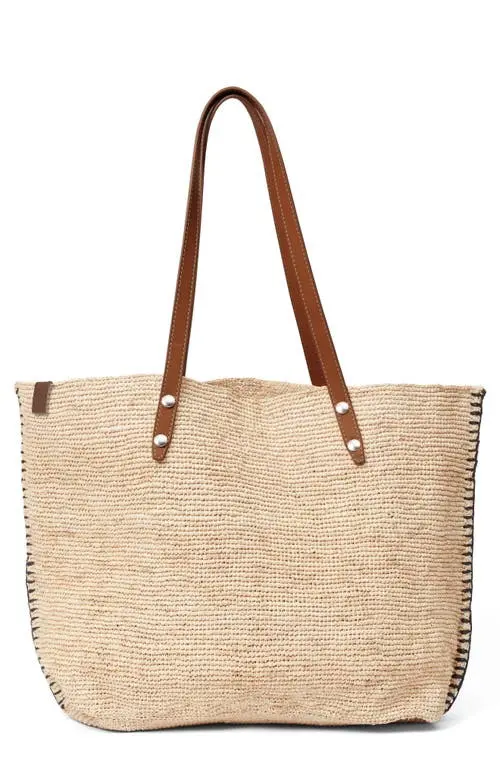 Rag & Bone Ingrid Daily Straw Tote - Natural