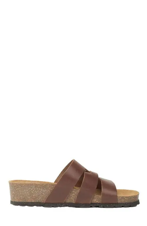 CELTIC & CO. Triple Strap Low Wedge Mule