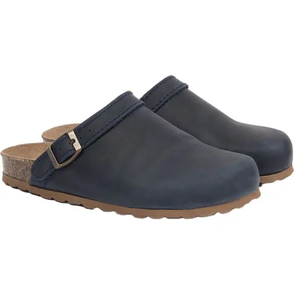 CELTIC & CO. Strap Detail Clogs - Navy
