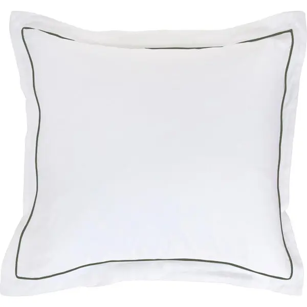 POM POM AT HOME Sheena Sateen Pillow Sham - Moss
