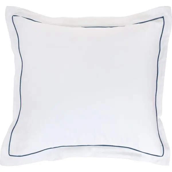 POM POM AT HOME Sheena Sateen Pillow Sham - Navy