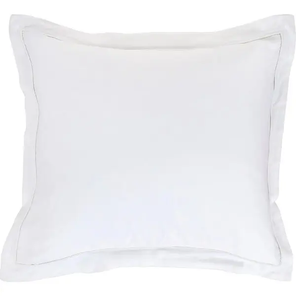 POM POM AT HOME Sheena Sateen Pillow Sham - White