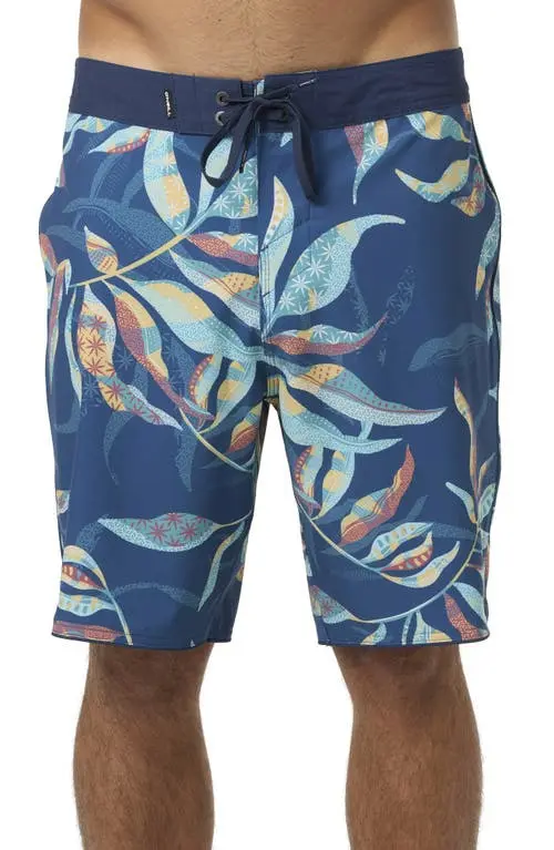 O'Neill Hyperfreak Mysto Scallop Swim Trunks - Indigo