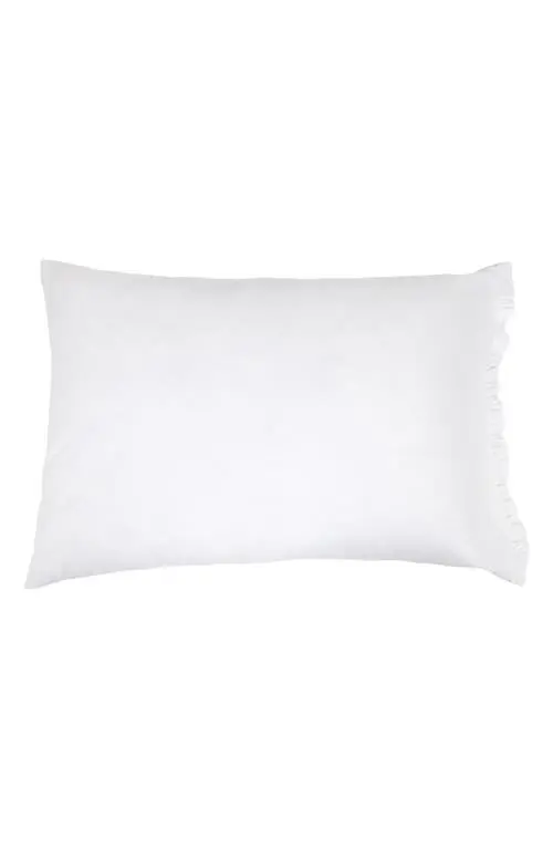 POM POM AT HOME Audrey Ruffle Percale Pillow Sham - White