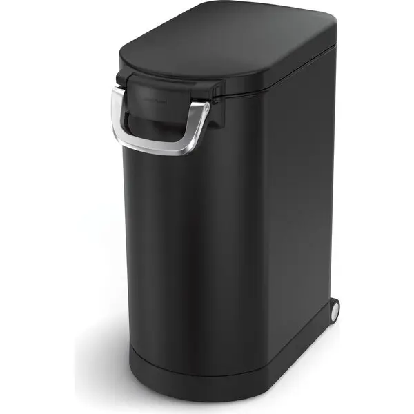 SIMPLEHUMAN Large Pet Food Can - Matte Black