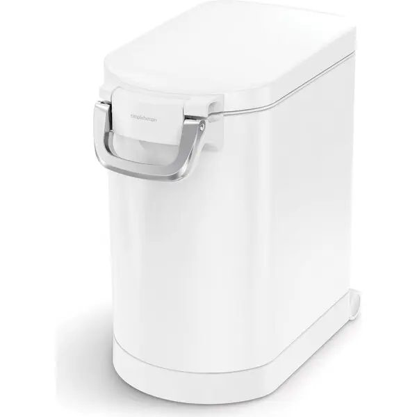SIMPLEHUMAN Medium Pet Food Can - White