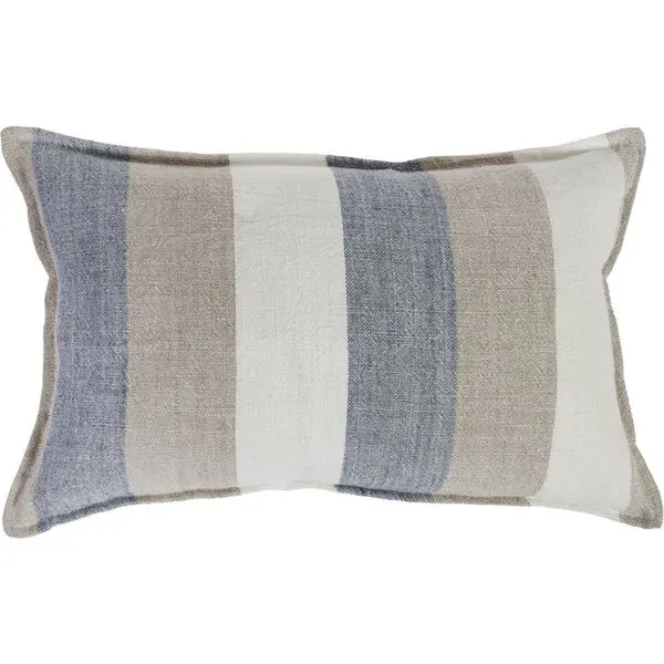 POM POM AT HOME Monterey Linen Accent Pillow - Ocean/ Natural