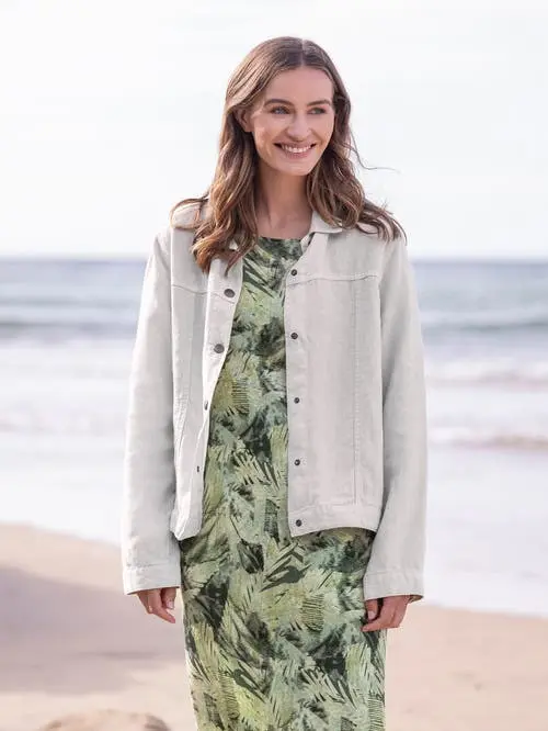 CELTIC & CO. Linen Western Jacket