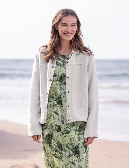 CELTIC & CO. Linen Western Jacket