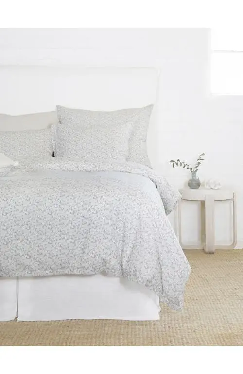 POM POM AT HOME June Duvet Cover - Ocean/ Grey