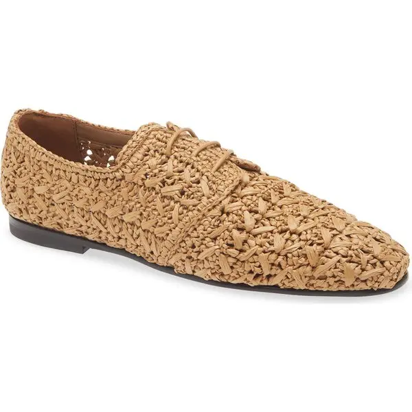Dolce & Gabbana Raffia Lace-up Loafer