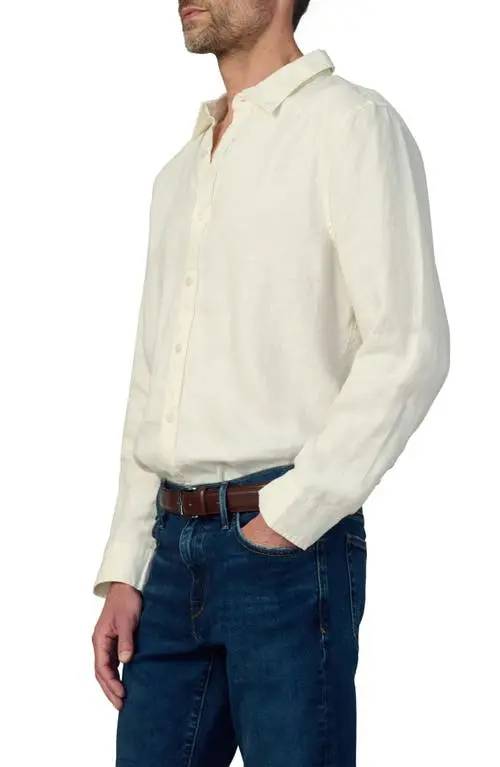 Joe's Jeans Jakob Linen Button-up Shirt - Sea Salt