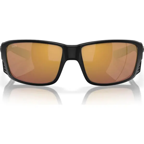 COSTA DEL MAR 60mm Polarized Square Sunglasses - Matte Black