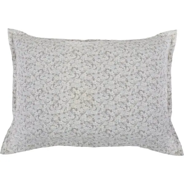 POM POM AT HOME June Pillow Sham - Ocean/ Grey