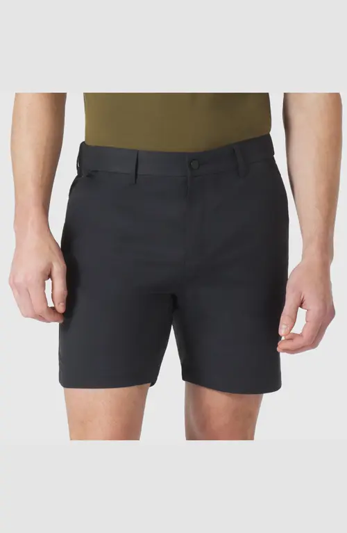 JACK ARCHER Jetsetter Tech Shorts 7-inch Inseam - Space Black