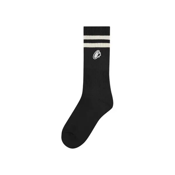 CORTEIZ Patch Crew Socks - Black