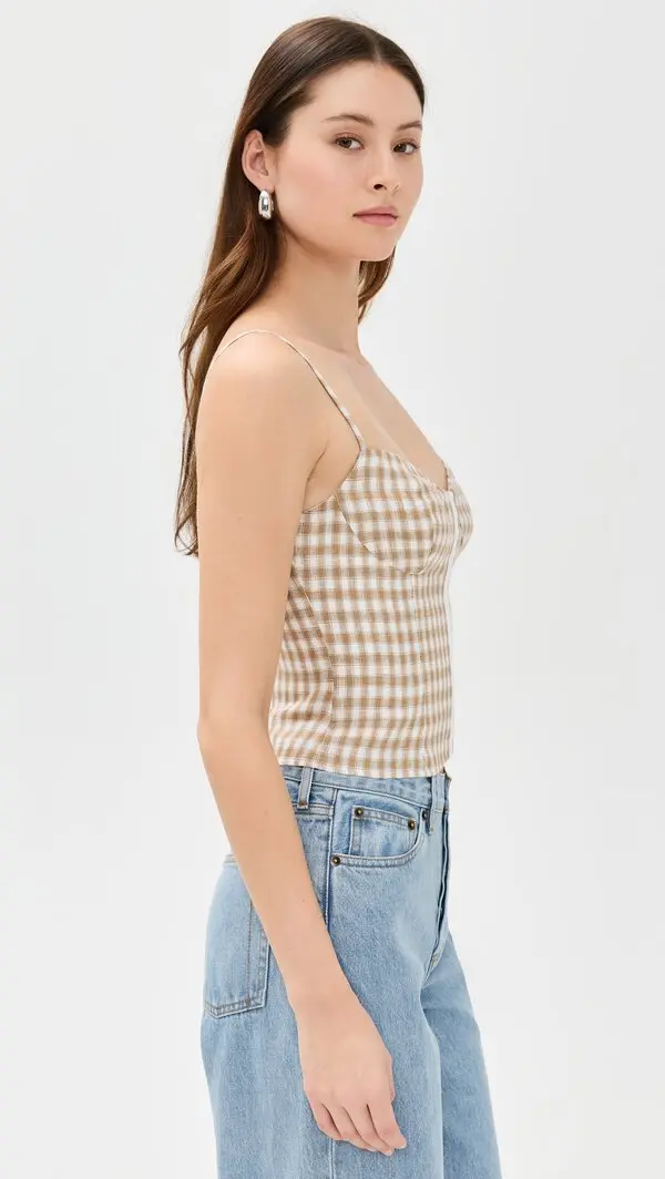 REFORMATION Christen Linen Top