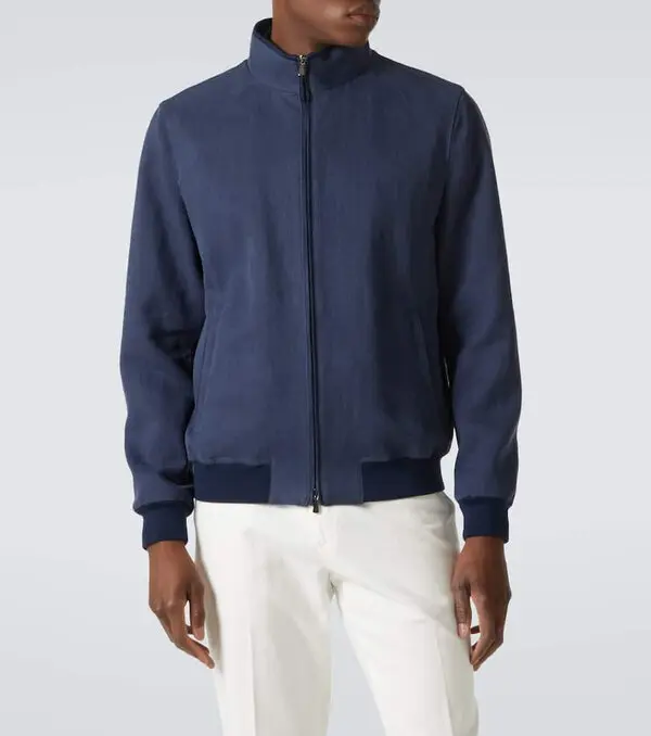 Thom Sweeney Linen Blouson