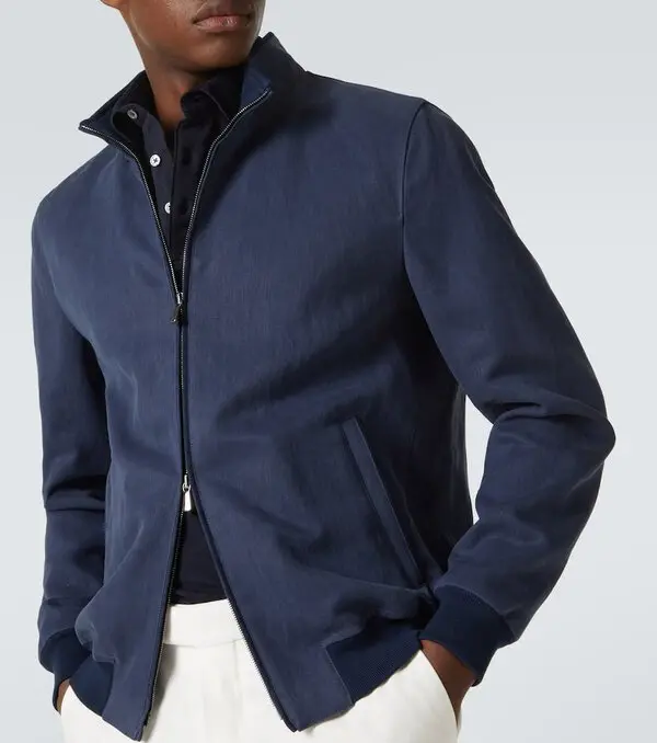 Thom Sweeney Linen Blouson