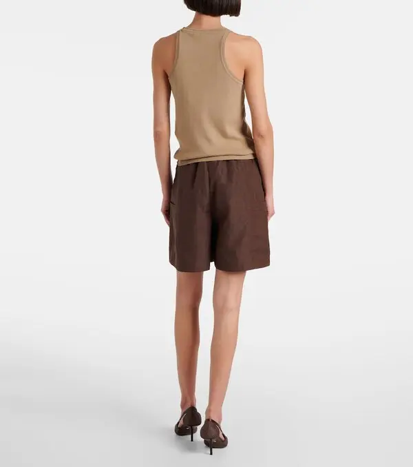 Max Mara Cotton Tank Top - Brown