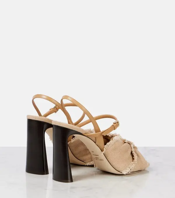 JIMMY CHOO Annika 95 Canvas Pumps