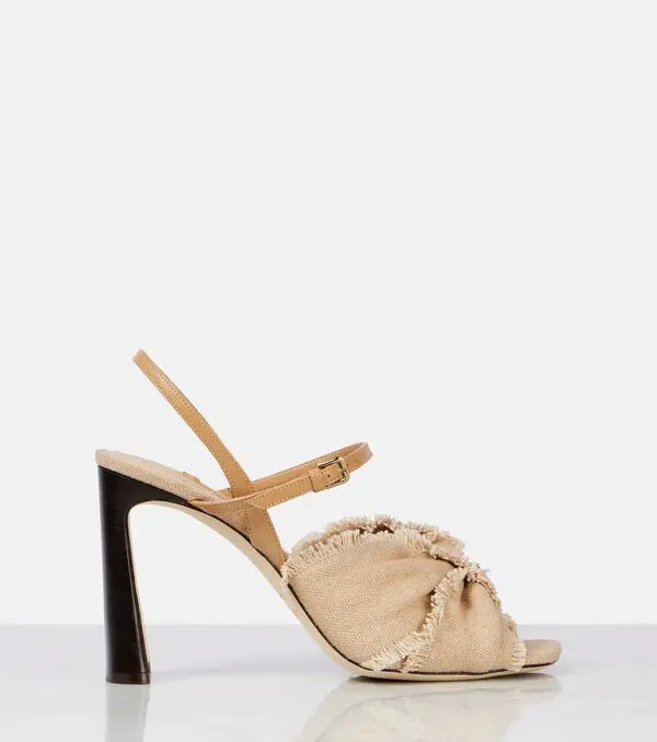 JIMMY CHOO Annika 95 Canvas Pumps